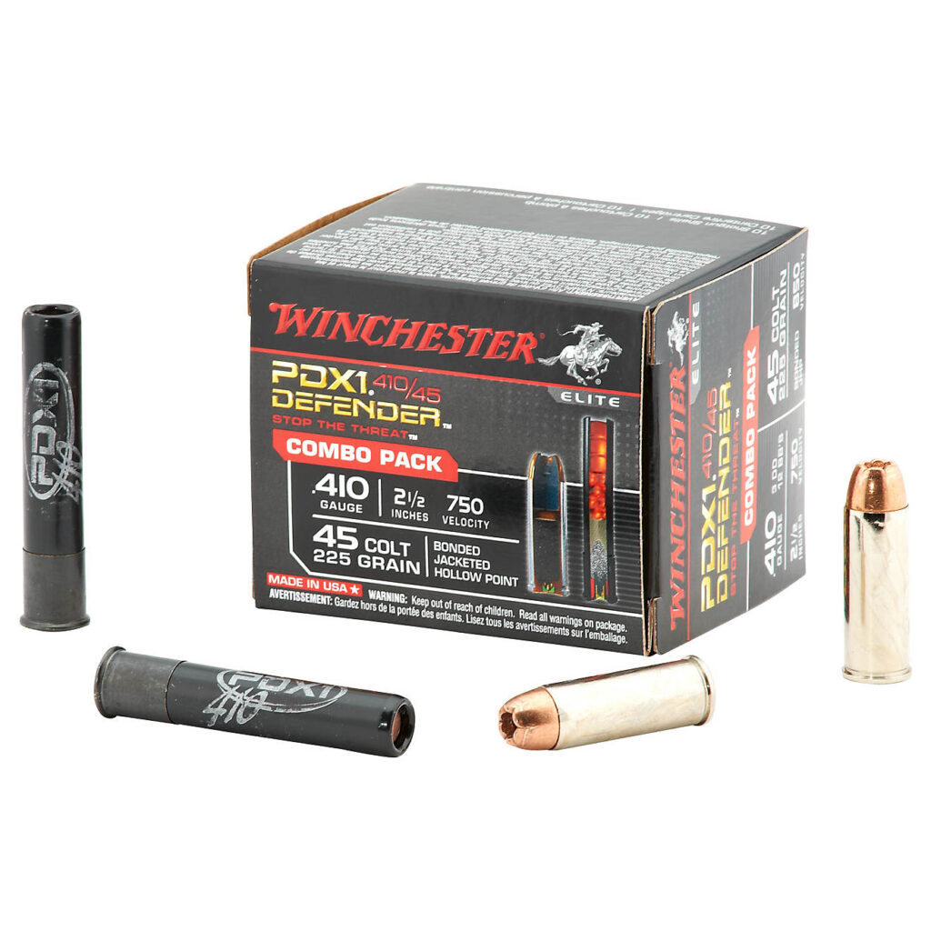 Winchester PDX1® .410/.45 Colt 225-Grain Defender™ Ammunition Combo ...