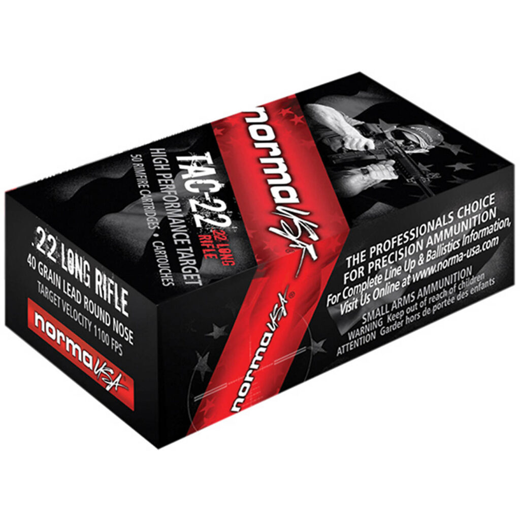 Norma USA TAC-22 .22LR Rimfire Ammunition - Ammo For Sale